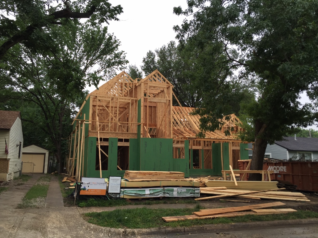 Modern Farmhouse Construction Progress
